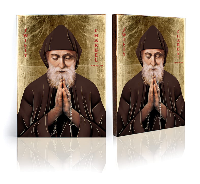 Ikona Święty Charbel – Upominki z Łagiewnik