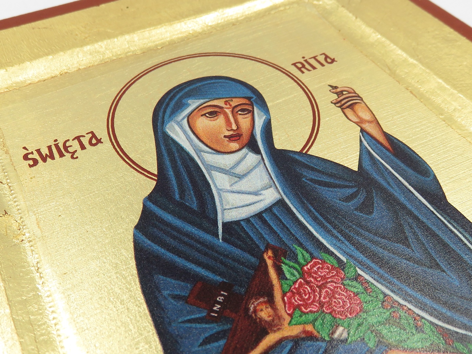 Ikona Bizantyjska - Święta Rita – Upominki z Łagiewnik